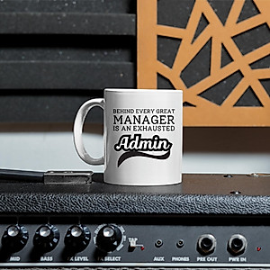 Staff Appreciation Gift Idea for Administrators Receptionists Secretaries 11oz 15oz White Coffee Mug