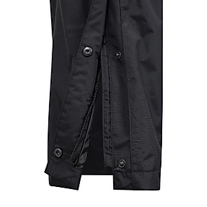 Mountain Warehouse Downpour Mens Waterproof Rain Pants - for Black Large