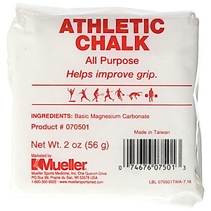 Mueller Gymnastic & Weightlifting Chalk, 1 lb, White