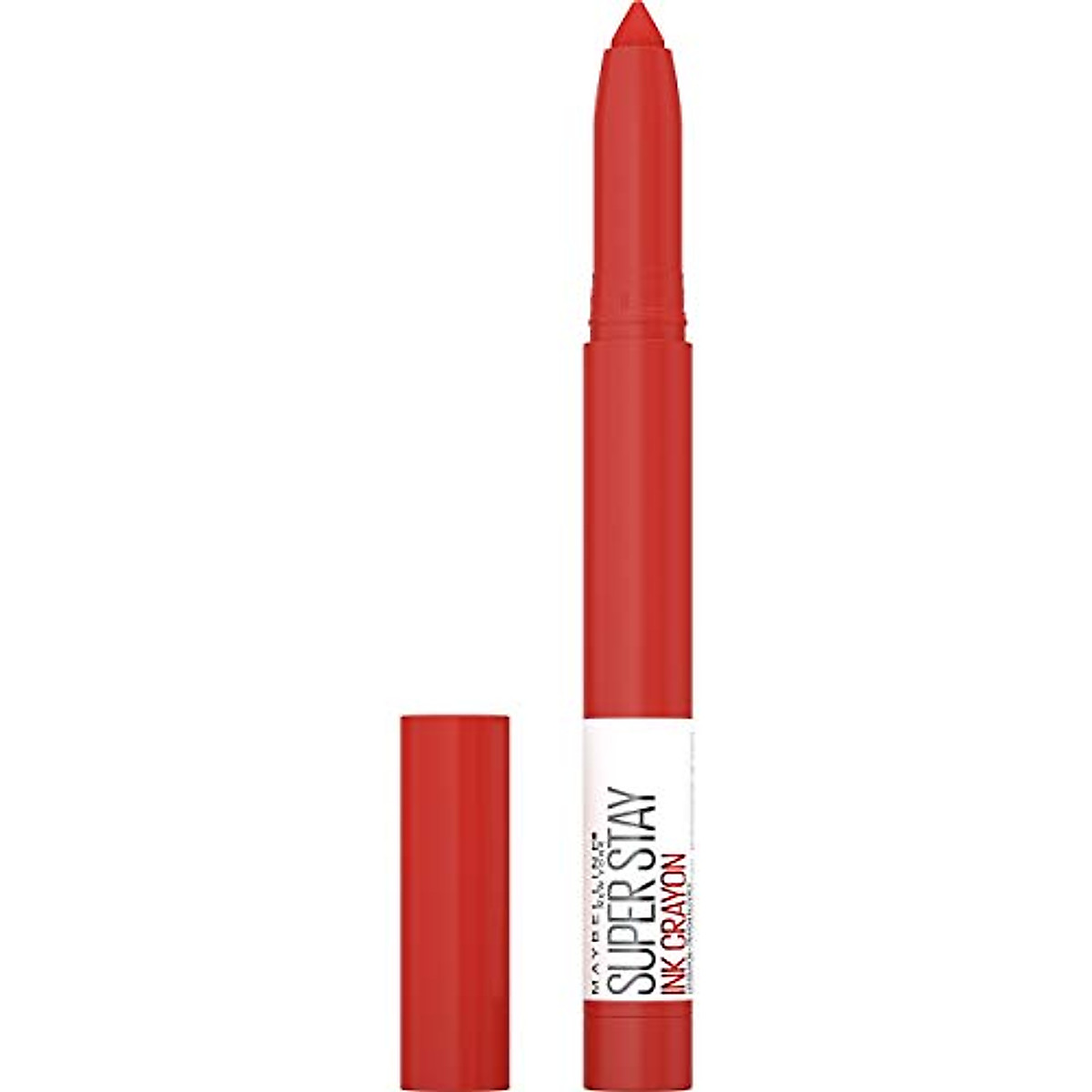 Maybelline SuperStay Ink Crayon Matte Longwear Lipstick With Built-in Sharpener, Know No Limits, 0.04 Ounce