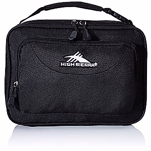 High Sierra Single Compartment Lunch Bag, Black, One Size
