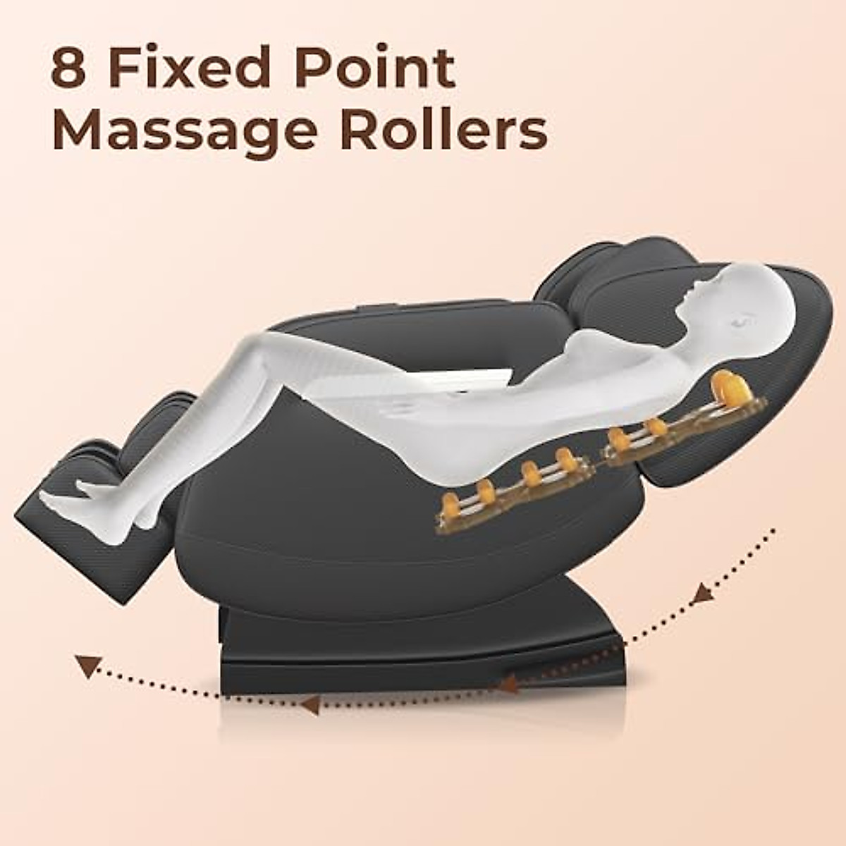 SMAGREHO MM350 Massage Chair, Blcak