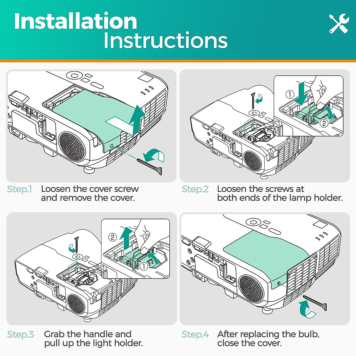 Stanlamp DLP Projector DMD Board Chip 1910-6143W 1910-6145W 4719-001997 1910-6103W DLP Projection TV Television DMD Chip