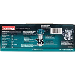 Makita RT0701CX7 1-1/4 HP* Compact Router Kit