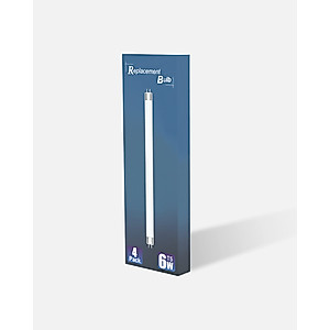 Bug Zapper Replacement Bulb Light Tube 10W for 20W Electronic Bug Zapper, T8 Bulbs for Indoor Outdoor Mosquito Zapper Lamp (4 Pack)