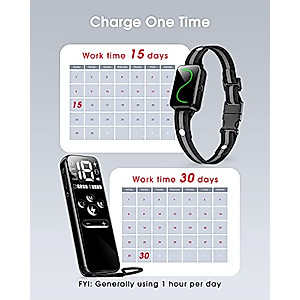 FATEAR Dog Training Collar, Dog Shock Collar with 2600FT Remote Range, Fashion Electronic Collar for Large Medium Small Dogs, Beep/Vibration/Electric Shock, Security Lock, Waterproof