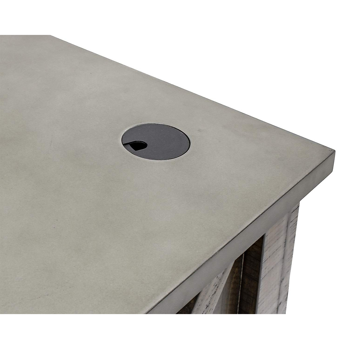 Martin Furniture IMJA680 Double Pedestal Desk, Brown