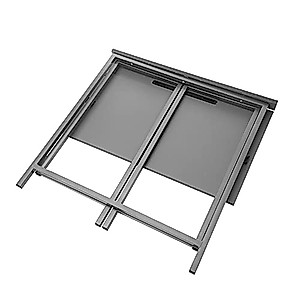 Urban Shop Tools Assembly Folding Desk with Tablet Slot, Grey