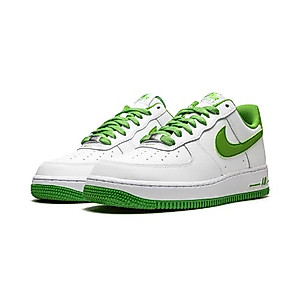 Nike Men's Air Force 1 '07 An20 Basketball Shoe, White/Chlorophyll, 11