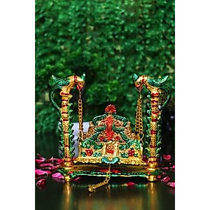 Krishna Jhoola Thakur ji, Laddu Gopal Jhula, For Home And Office Decor Jhula Metal