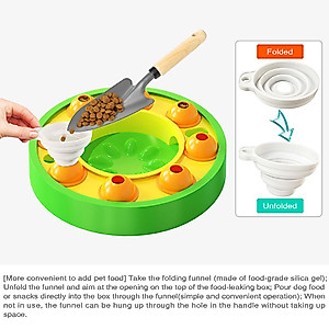 ikasus Dog Puzzle Toy, Interactive Dog Food Puzzle Slow Feeder Treat Dispenser for IQ Training & Mental Enrichment, Dog Treat Puzzle Feeder for Small,Medium and & Large Dogs Treat Training Type 3