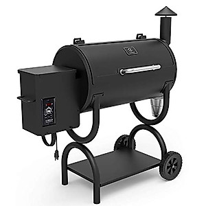 Z GRILLS Wood Pellet Grill BBQ Smoker 550 SQ.IN., 2020 Upgrade, 8-in-1(Grill), Pid Controller