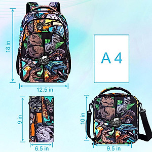 UFNDC Laptop Backpack for Women, 17" Waterproof Travel Computer Bookbag, Cute Anti Theft Rainbow School Bag for College Teenagers Girls