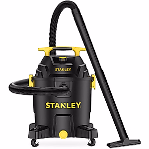 Stanley SL18701P-10A Wet/Dry Vacuum,10 Gallon Shop Vacuum, 6.0 Peak HP Wet/Dry Vac with Blower Function, 1-7/8" Hose, Black