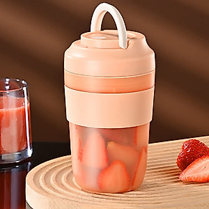 Pomojonbi 1 PCS Portable Electric Juicer Blender Juicer USB Smoothie Blender Cup Mini Charging Fruit Mixers Food Machine Green