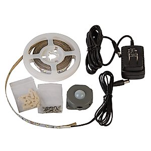 Lockdown LED Vault Tape Light with Motion Activation Length Adjustment 3M Adhesive and Wall Plug for Convenient Gun Safe Lighting and Organization