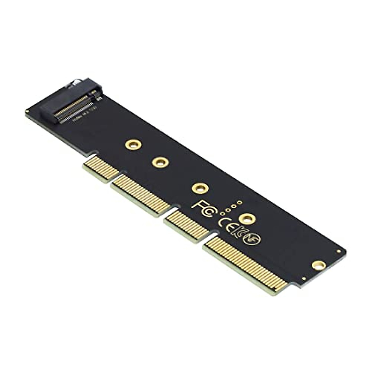 chenyang M.2 NVME to PCIe 3.0/4.0 X16 Adapter NVME/AHCI SSD to PCI Express Expansion Card Adapter with Extra SATA Power Output