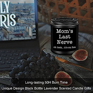 Mothers Day Gifts for Mom from Daughter Son, Best Mom Gifts, Funny Mothers Day Gifts, Mom Christmas Gifts, Thanksgiving Birthday Gifts for Mom Stepmother Adoptive Mother, Lavender Scented Candles