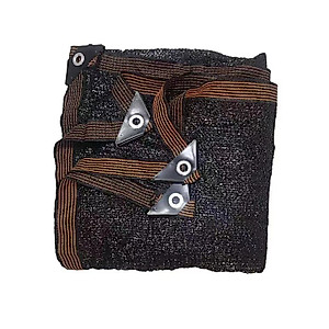 60% Black Shade Cloth with Grommets,Garden Sunblock Shade Cloth, Black Sunblock Shade Cloth Protecting for ZYB ZYB