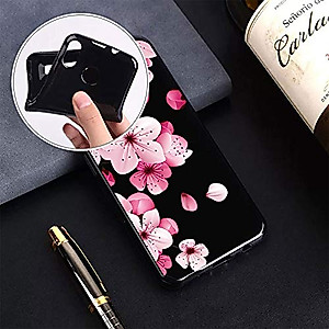 HHUAN Case for ZTE Blade A51 (6.52"), with 2 Tempered Glass Screen Protector Ultra-Thin Black Soft Silicone Anti-Drop Phone Cover, TPU Bumper Shell Case for ZTE Blade A51 - WM113