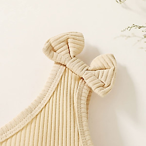 Little MISS Sassy Toddler Baby Girl Summer Clothes Bowknot Off Shoulder Sleeveless Tops + Leopard Shorts Sets with Headband (White, 18-24 Months)