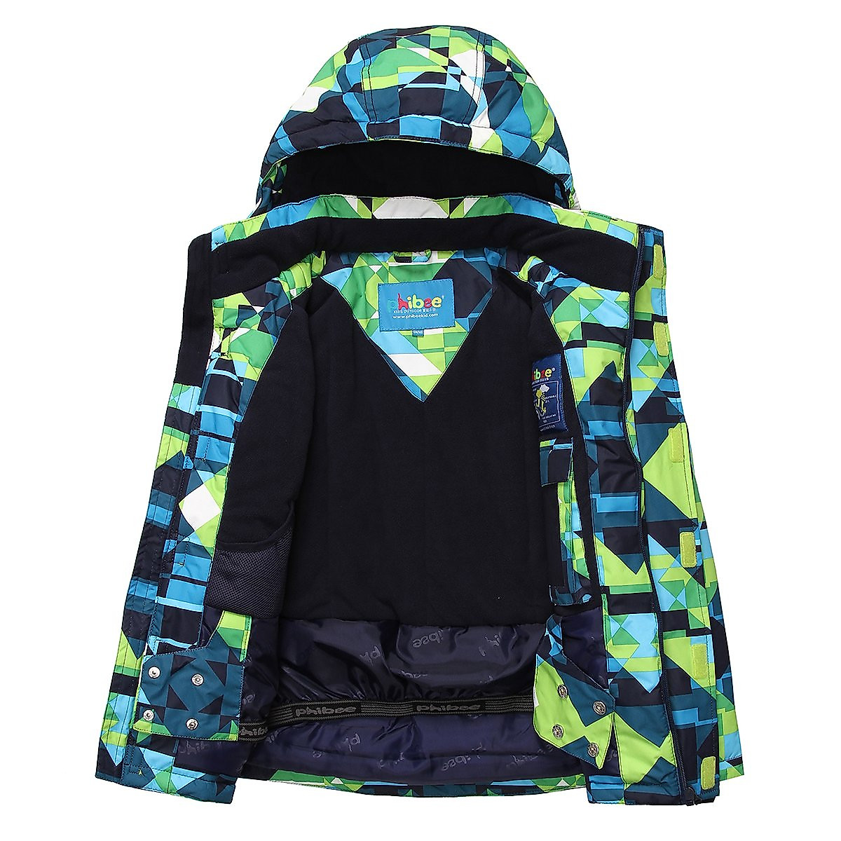 PHIBEE Big Boy's Waterproof Breathable Snowboard Ski Jacket Size 12