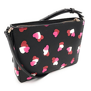 Kate Spade New York Rory Saffiano Leather Crossbody (Flutter Hearts Multi)