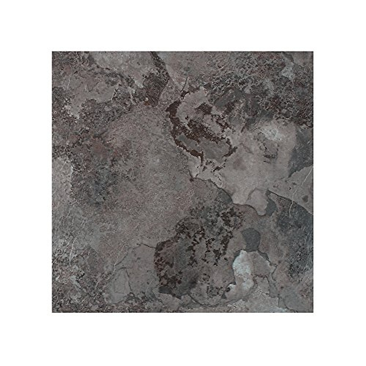 Achim Imports VFT961POVR Home Furnishings Portfolio 12x12 2.0mm Self Adhesive Vinyl Floor, Midnight Marble, 9 Tiles/9 sq. ft, 12 x 12 (Pack of 2)
