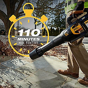 Cat® 60V Blower with Brushless Motor 800 CFM (Battery & Charger Included) - DG651