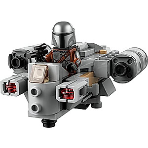 LEGO Star Wars The Razor Crest Microfighter 75321 Toy Building Kit for Kids Aged 6 and Up; Quick-Build, Stud-Shooting Star Wars: The Mandalorian Gunship for Creative Play (98 Pieces)