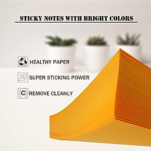 Sticky Notes Bulk, Ezzgol 60 Pads Sticky Notes, 3 X 3 Inch, 100 Sheets/Pad, Assorted Bright Colors Sticky Notes Pack,Great Sticking Power
