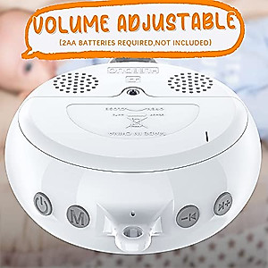 FEISIKE Crib Mobile Motor, Baby Music Box Spinner with 3 Modes（Turn & Music,Turn Only, Music Only) Volume Control,12 Lullabies,Portable Sound Machine,Auto-Off 30 Minutes, Battery Operated