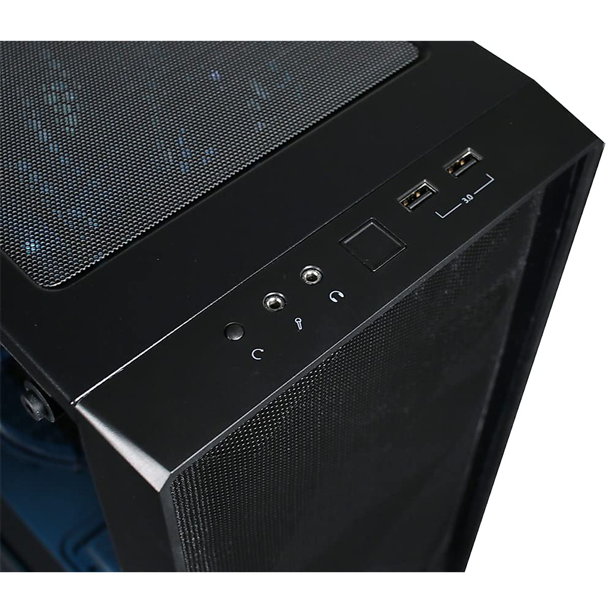 G3 Meshify Optimal Gaming Desktop (AMD Ryzen 5 5600G 6-core 4.4GHz Turbo, 16GB DDR4 RAM, 500GB NVMe SSD, Radeon Graphics, Windows 11) Gamer Computer PC