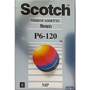 Scotch Video Cassette, 8mm, P6-120 MP, Metal Particle
