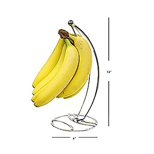 Home Basics Flat Wire Hanger Banana Tree