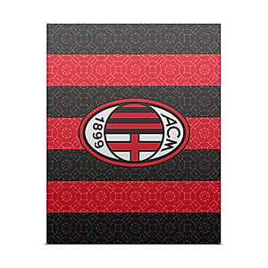 Head Case Designs Officially Licensed AC Milan Home 2020/21 Crest Kit Vinyl Sticker Gaming Skin Decal Cover Compatible with Xbox One X Console and Controller Bundle