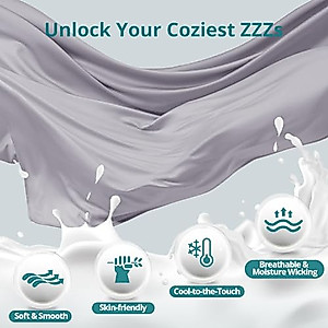 Sasttie Pregnancy Pillows for Sleeping, U Shaped Cooling Full Body Pillow Pregnancy Must Haves, Maternity Pillow for Pregnant Women, Pillow with Removable Cover for Side Sleeper, Light Grey