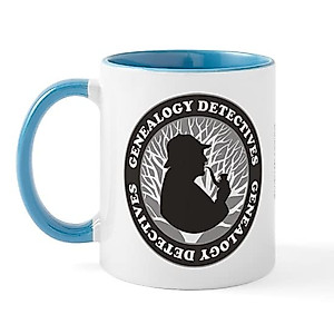 CafePress Genealogy Detectives Mug Ceramic Coffee Mug, Tea Cup 11 oz