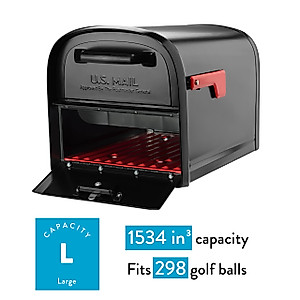 Architectural Mailboxes 6300P-10 Locking Parcel Mailbox, X-Large, Pewter