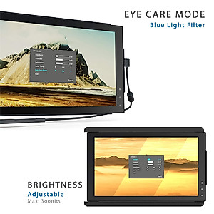 Trio Max Mobile Pixels Tri-Screen Laptop Monitor, 14'' Full HD IPS Dual Triple Monitor for laptops, USB C/USB A Portable Screen,Windows/Mac/OS/Android/Switch Compatible (2X Monitor and 1x Kickstand)