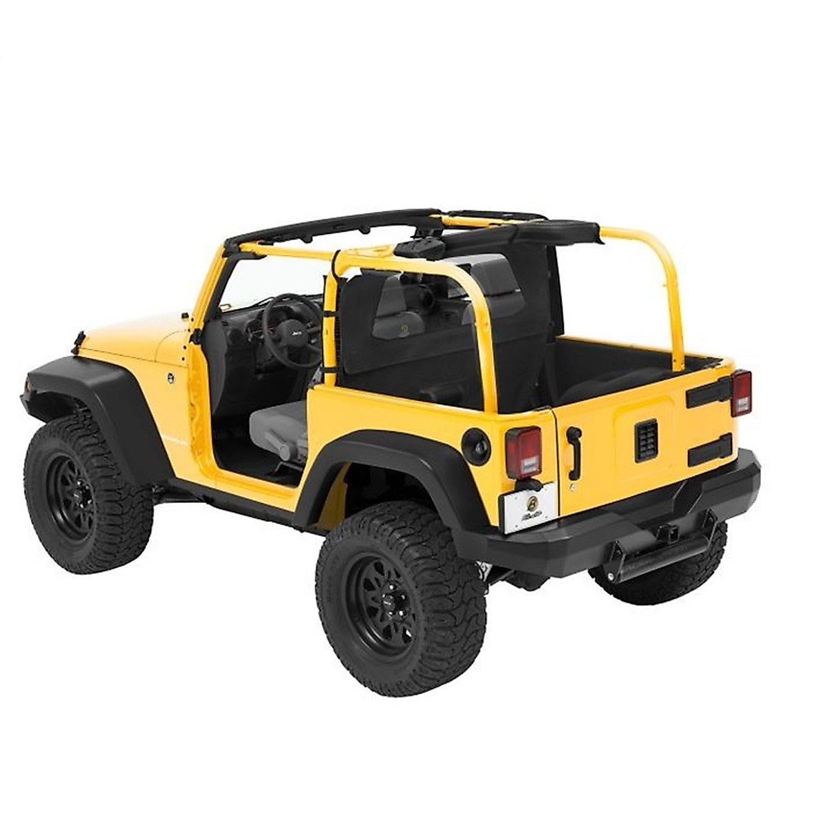 Bestop 8003135 Black Diamond Windjammer for 2007-2018 Wrangler 2DR