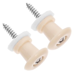 SUPVOX 2pcs Guitar Strap Lock Buttons Mushroom Head Non Slip for Electric Acoustic Guitar Bass Parts Accessories ()