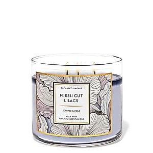 Bath & Body Works 3-Wick Candle in Fresh Cut Lilacs