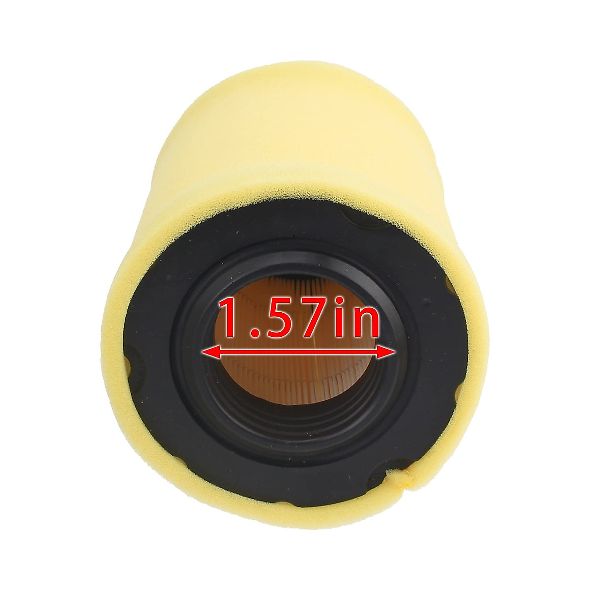 partszen Air Filter Oil Filter for John Deere Z225 Z235 Z255 Z335E Z335M Z345R Z355R ZTrak D100 D110 D130 D140 D160 D170 for Husqvarna YTA22V46 YTH22V46 YTH24V48 for Craftsman YTS3000 LT2000 YS4500