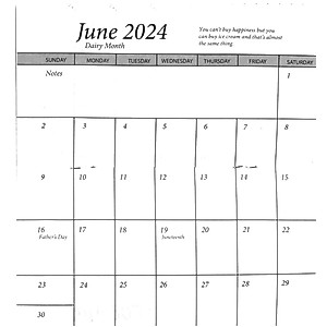 3 Year 2024 2025 2026 Pocket Calendar Planner with Note Pad (Whitetail Deer Field)