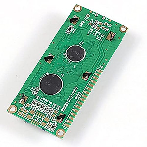 LCD1602A 16x2 White Screen Character Dot Matrix 1602 Blacklight LCD Display Module Black Background Parallel Port