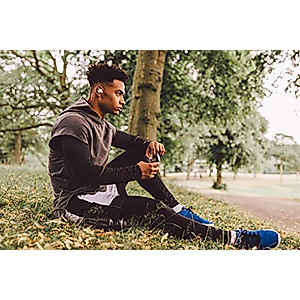 Audio-Technica ATH-SPORT7TWGY SonicSport Wireless In-Ear Headphones, Gray