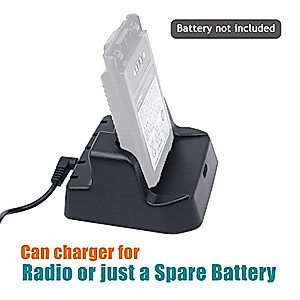 Replace CD-41 Charger for Yaesu Vertex Radio VX-8R VX-8DR VX-8GR VX-8E VX-8DE VX-8GE FT-1DR FT-2DR FT3DR SBR-14Li FNB-101Li FNB-102Li