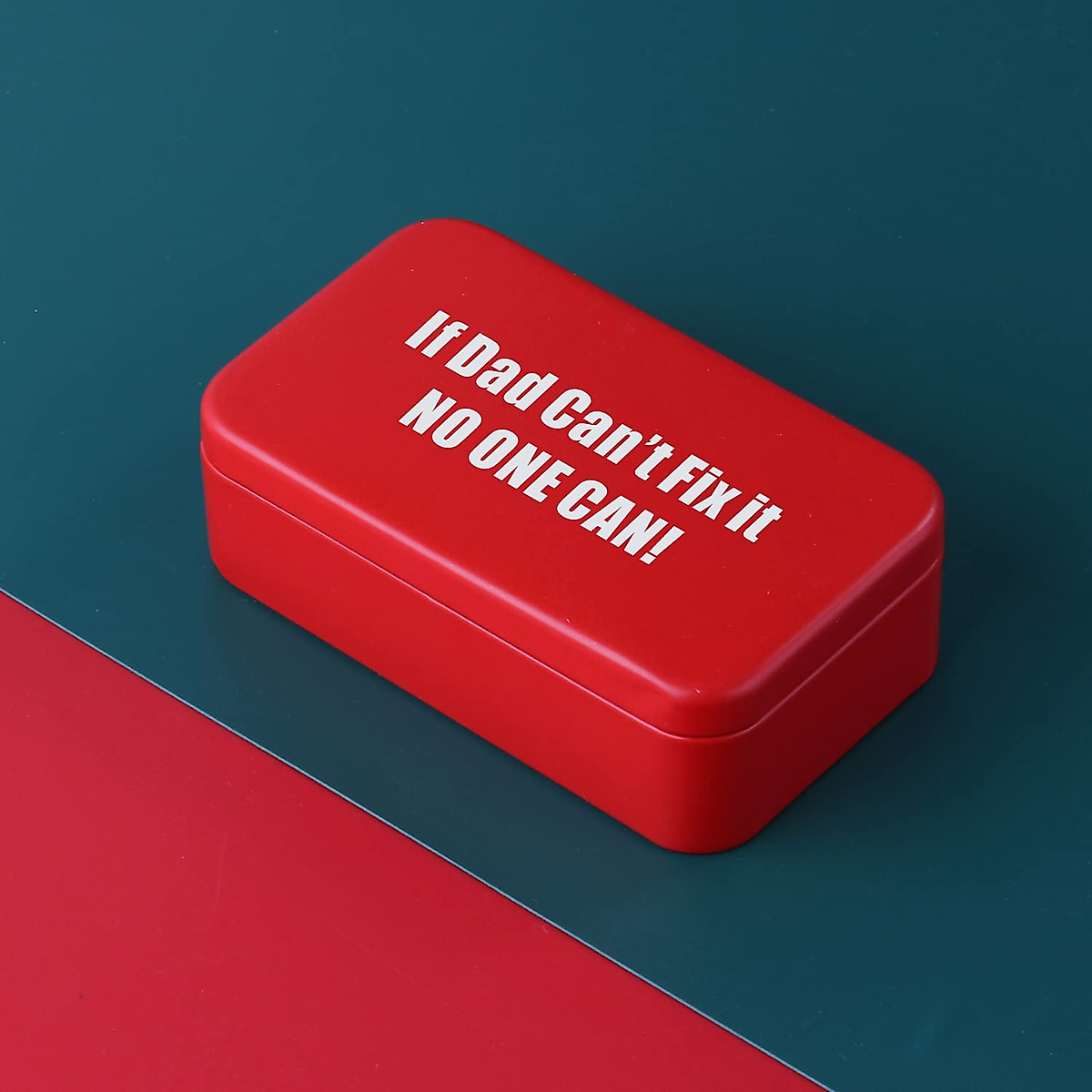 BYKCO Gifts for Men, If Dad Cant Fix it On One Can, Christmas Birthday Gift, Dad Gifts Who Have Everything, Gifts for Dad from Daughter Son Kids Stocking Stuffers RED