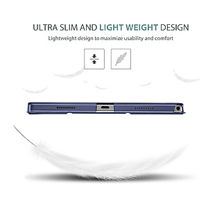 ProCase Smart Case for Galaxy Tab A8 10.5, Slim Stand Hard Back Shell Protective Smart Cover Case for Galaxy Tab A8 10.5 Inch 2022 SM-X200 X205 X207 -Navy